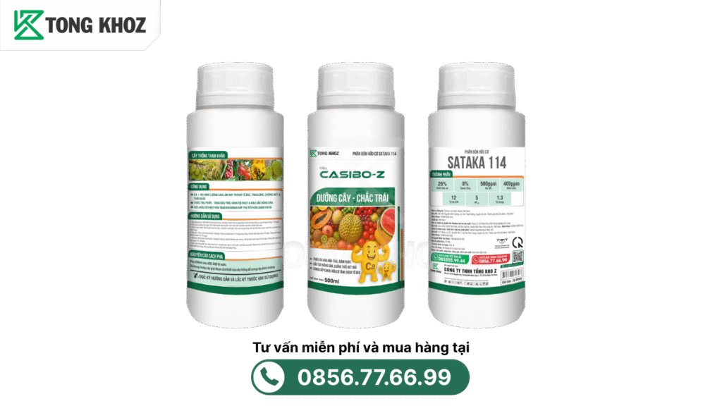 PHÂN BÓN HỮU CƠ SATAKA 114 - CASIBO-Z - Tổng Kho Z